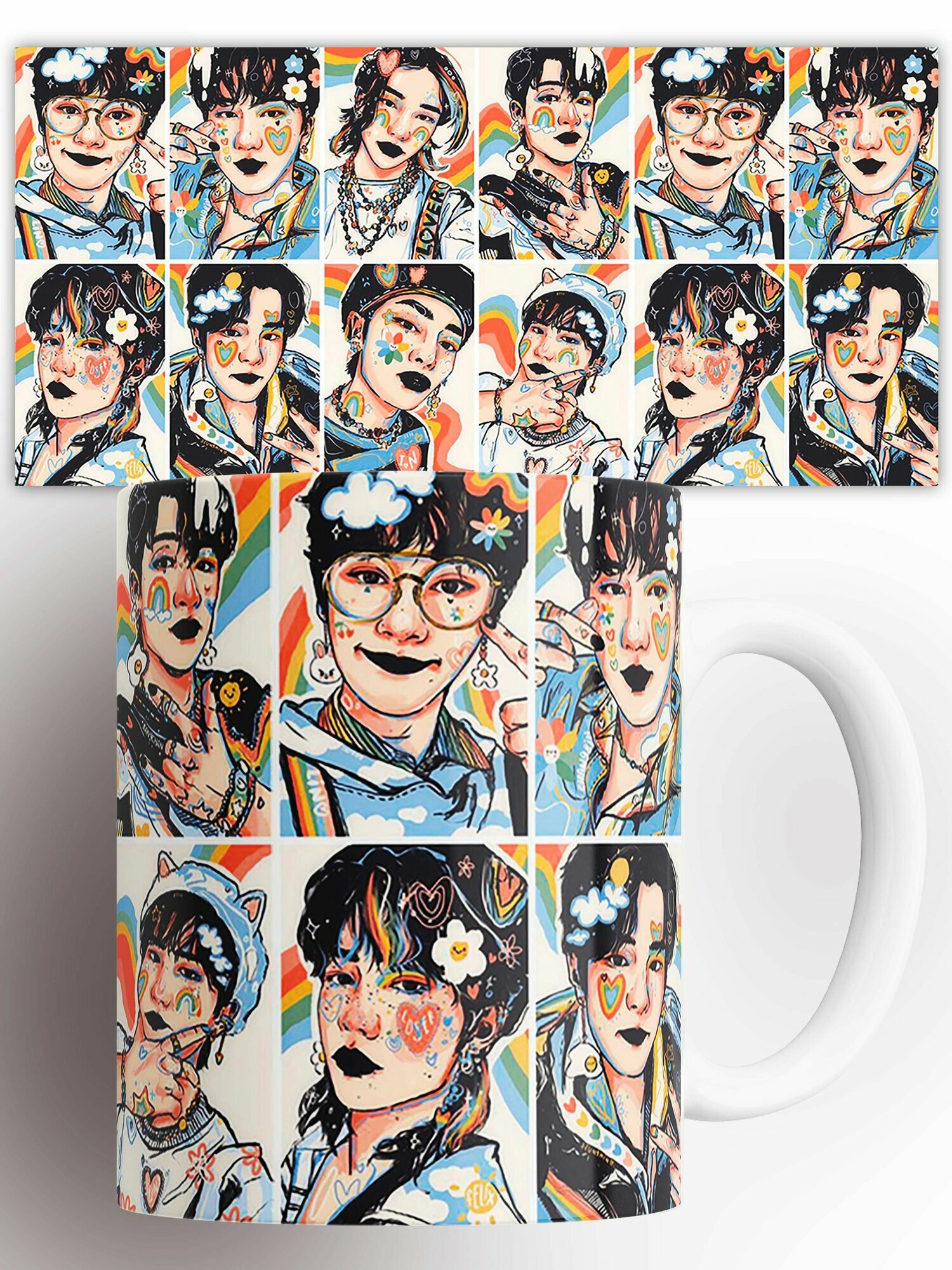 Кружка Стрей Кидс Stray Kids K POP 330 мл