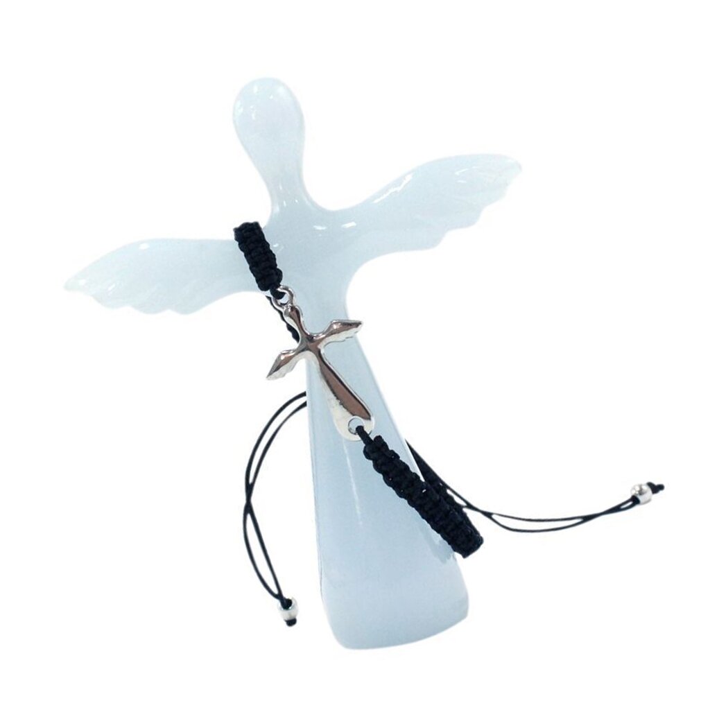 Ангел, держащий прозрачный ангельский молитвенный крест