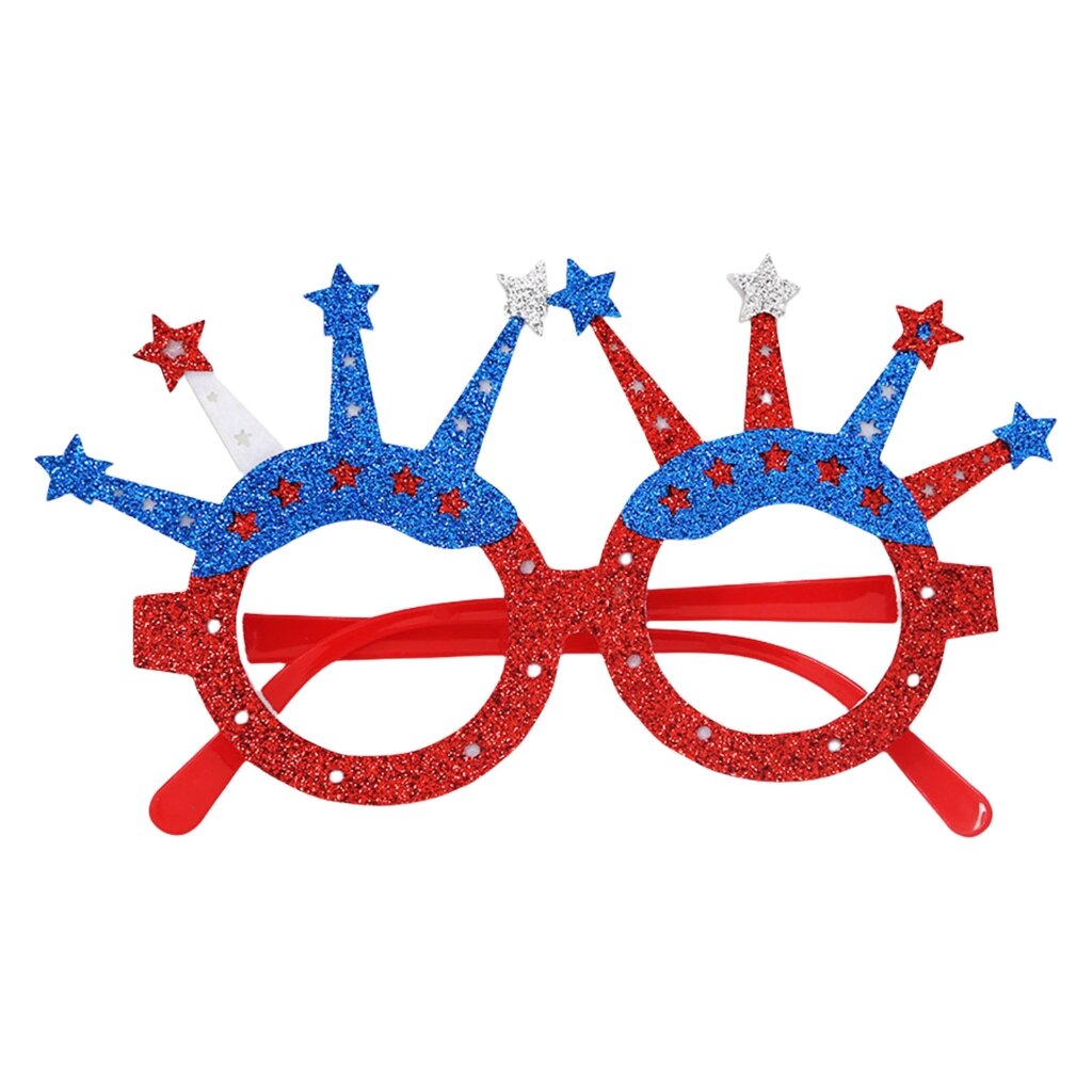 Патриотическая 4 июля Flag Отпечатает красный синий и белый картон фото для празднования Дня независимости