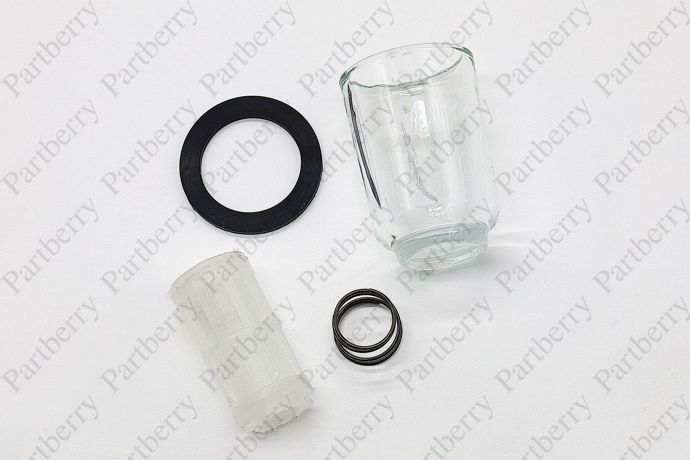Фильтр ремкомплект грубой очистки топлива колба фильтр пружина кольцо резиновое PARTBERRY PB191447 для RENAULT 5001833652, MERCEDES-BENZ A0000910840, VOLVO 3094599.