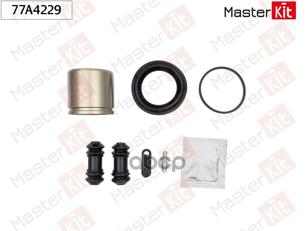 Ремкомплект тормозного суппорта + поршень Audi A4 (8K2, B8) 2007 - 2015 77A4229 MasterKit арт. 77A4229