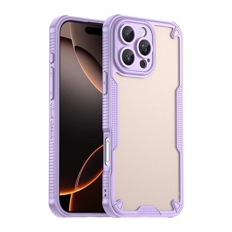 Чехол для iPhone 16 Pro фиолетовый, противоударный