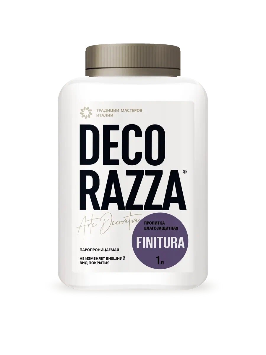 Пропитка Decorazza Finitura декоративная защитная лессирующая 1л