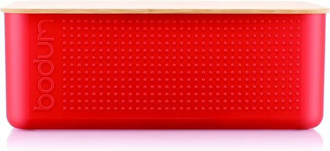 Хлебница Bodum 11555-04 BISTRO, размеры 36.5 x 23.7 x 13.8 см, цвет красный