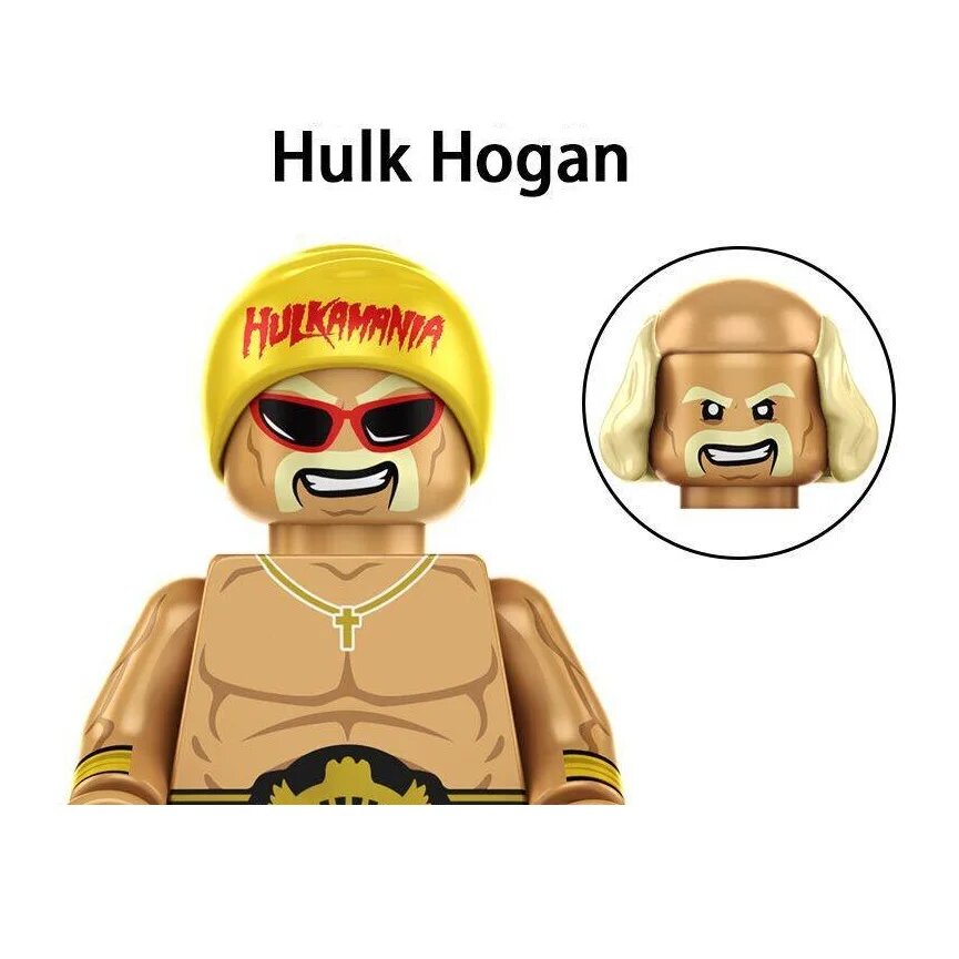 Keeppley Hulk Hogan, мини фигурка, Цвет: 1 Pcs