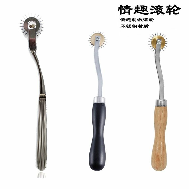 Колесо Вартенберга, стимулятор игольчатый, возбудитель, секс-игрушка, дерево бук