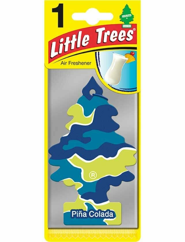 Ароматизатор на зеркало Елка Little Trees морской карнавал пинаколада