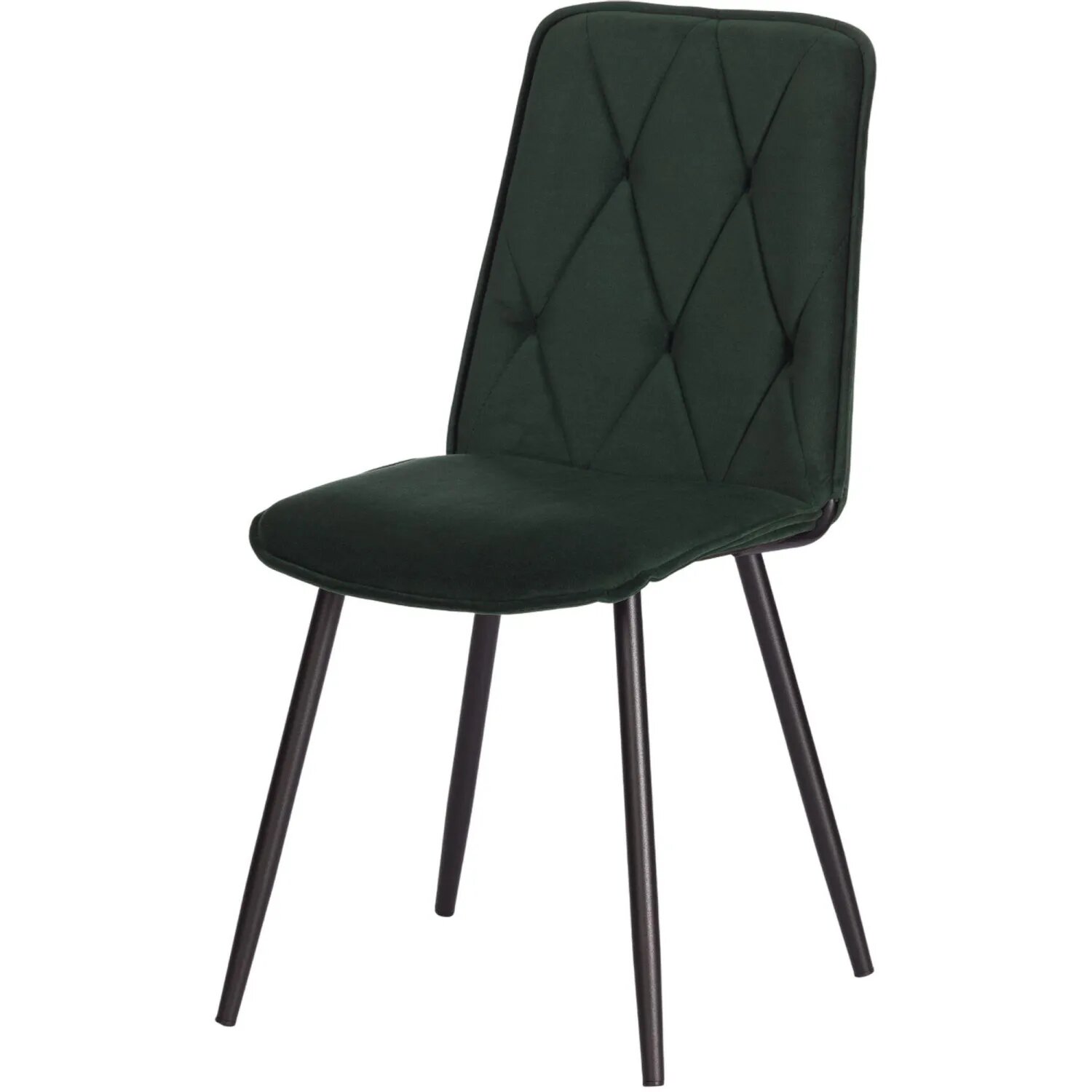 Стул Комус Мебель FRANK велюр, 47х54х86, Deep Forest (изумруд)