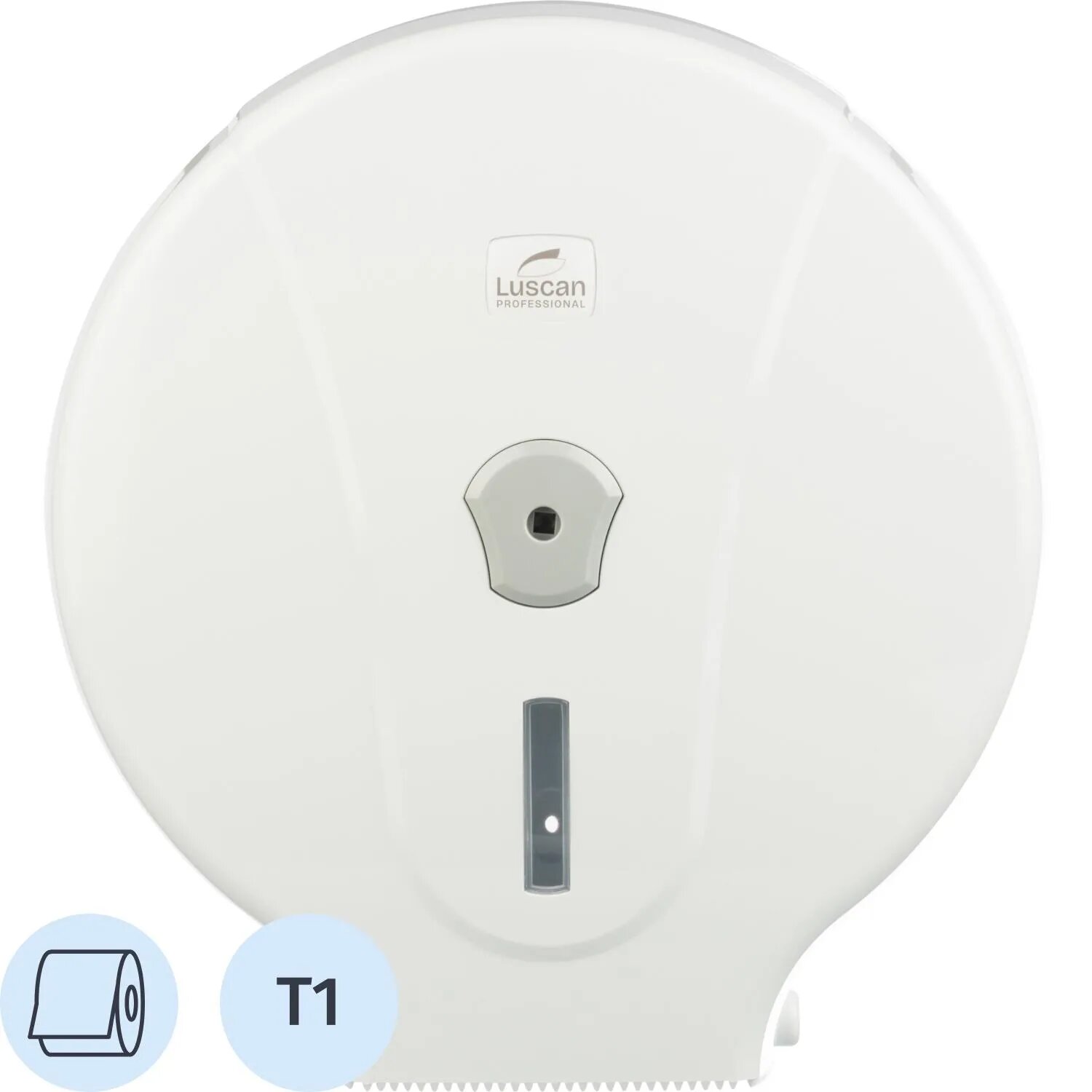 Диспенсер для туалетной бумаги рулLuscan Professional макси белый
