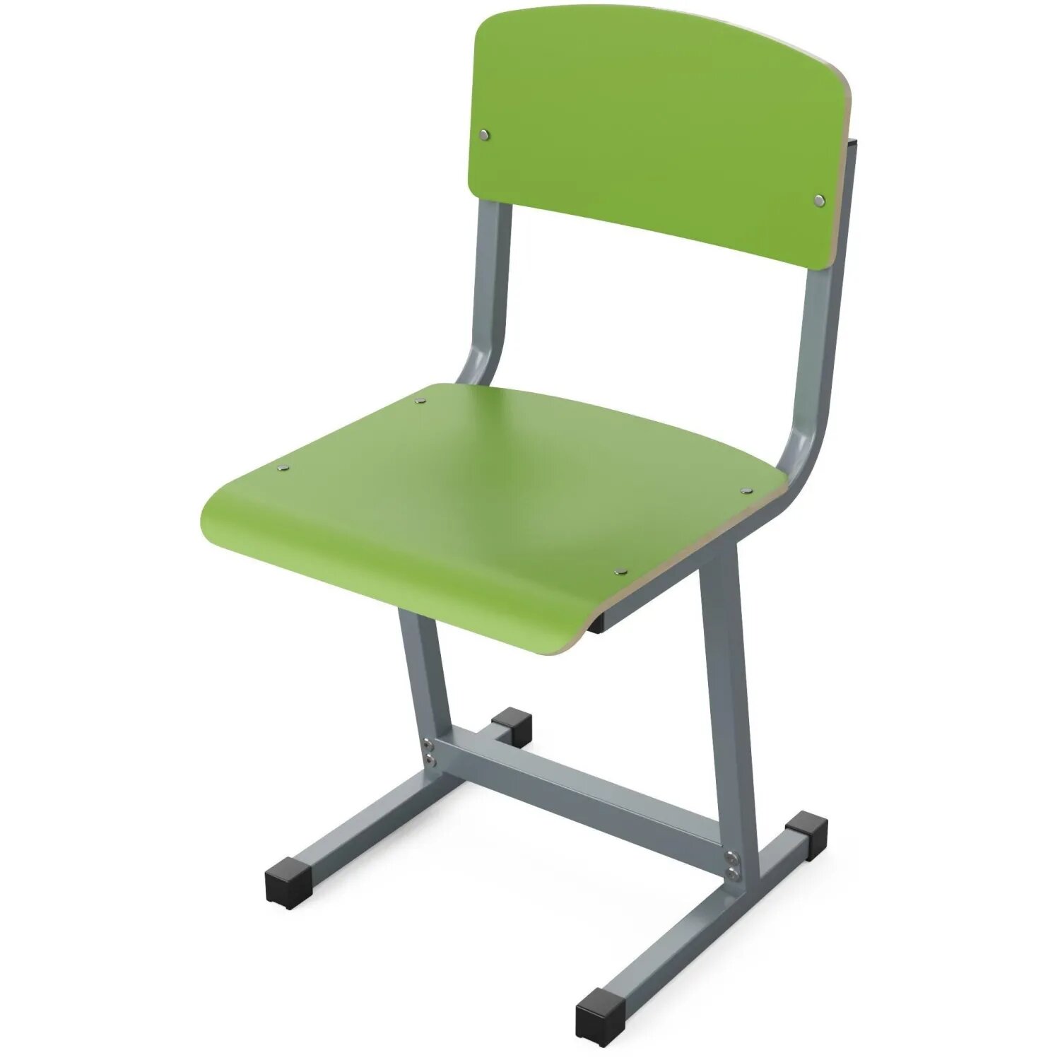 Стул ученический MET_Комус Мебель 6р. г. зеленый/серый New