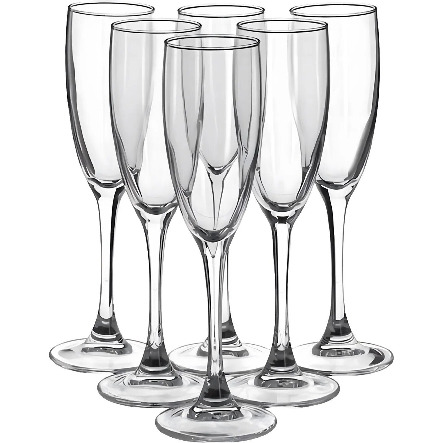 Набор бокалов для шампанского сигнатюр (эталон) 170мл (H8161)