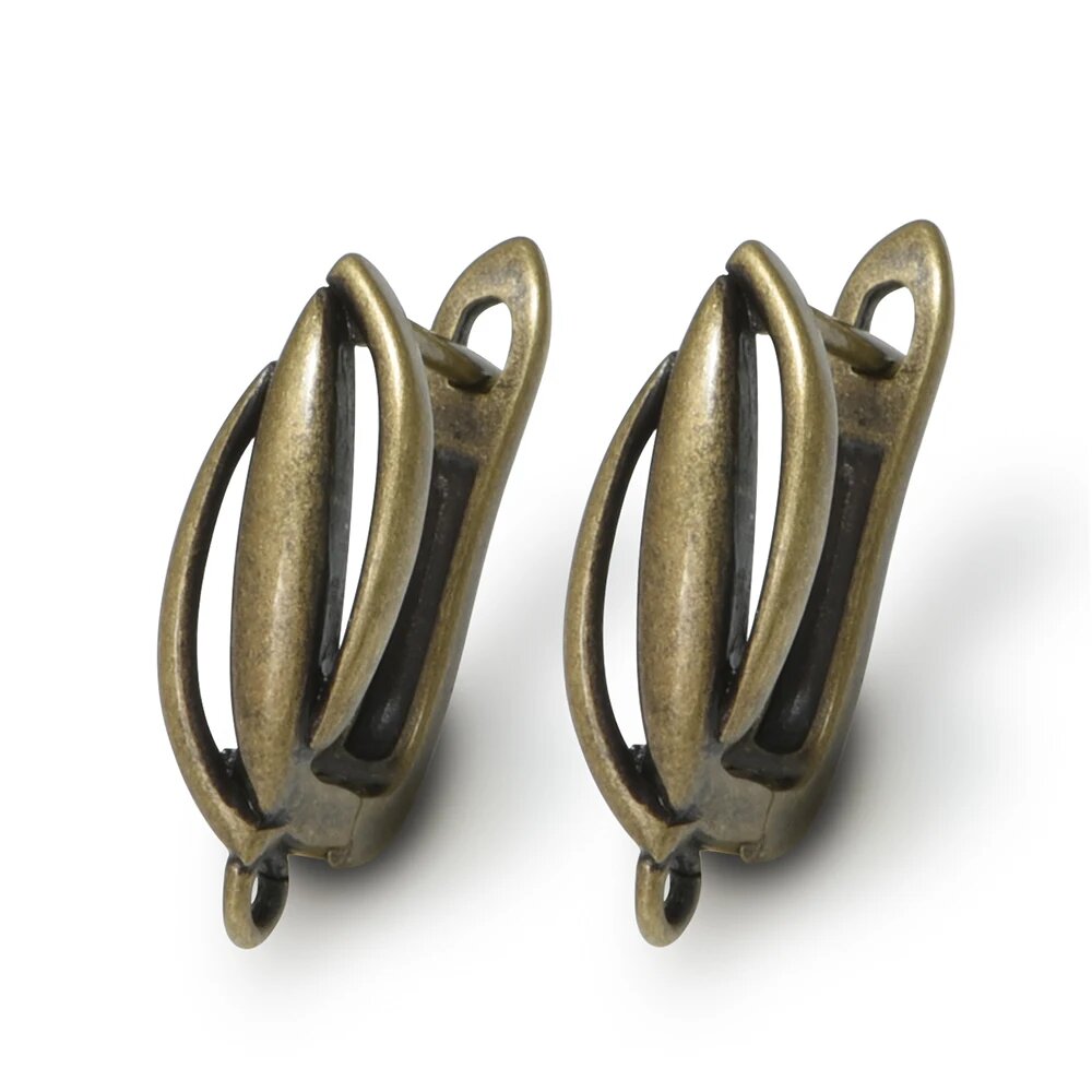 Бронзовые серьги-крючки Antique Bronze YANASI
