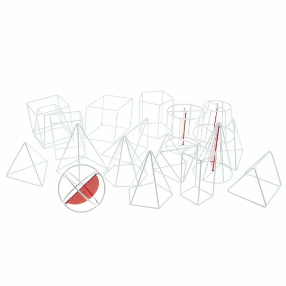 Пластиковые 3D геометрические модели для обучения математике
