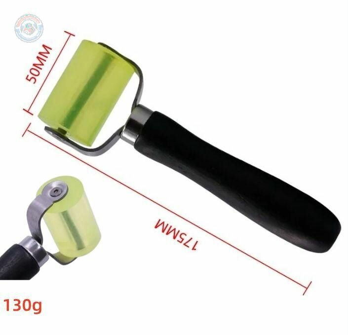 Прикаточный ролик для сварки ПВХ пленок и кровельных мембран 50 мм инструмент для сварки внахлест тентов баннеров и напольных покрытий