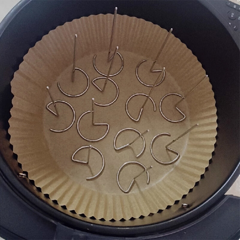 Шашлычные шампуры из нержавеющей стали, подходят для аэрогриля и духовки, 10 штук