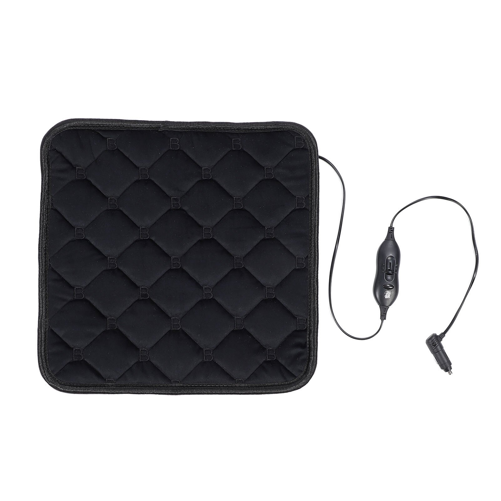 Graphene Heating Pad 12V Heated Seat Cushion 2 Levels Adjustment 3 Second Quick Up to 65°C 17.3x17.3in