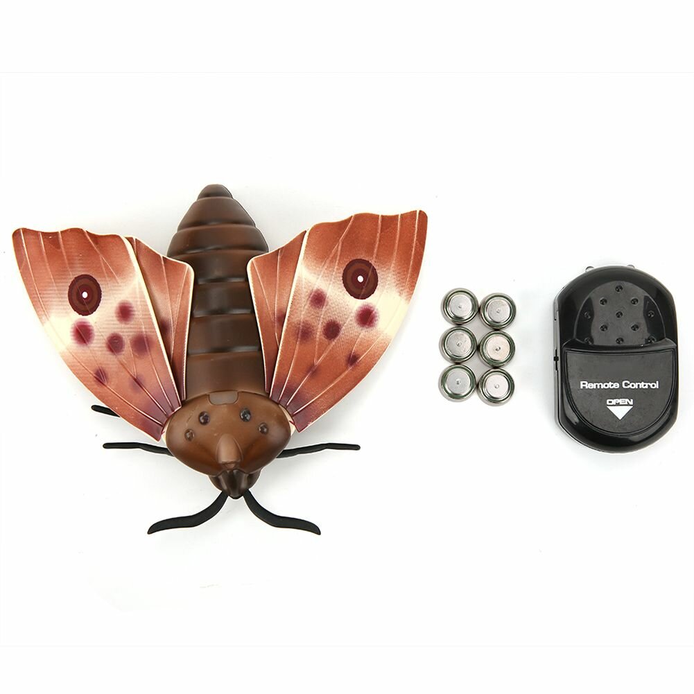 Игрушка-насекомое с дистанционным управлением, имитация мотылька для детей, реквизит для фокусов с реалистичным дизайном и простым управлением