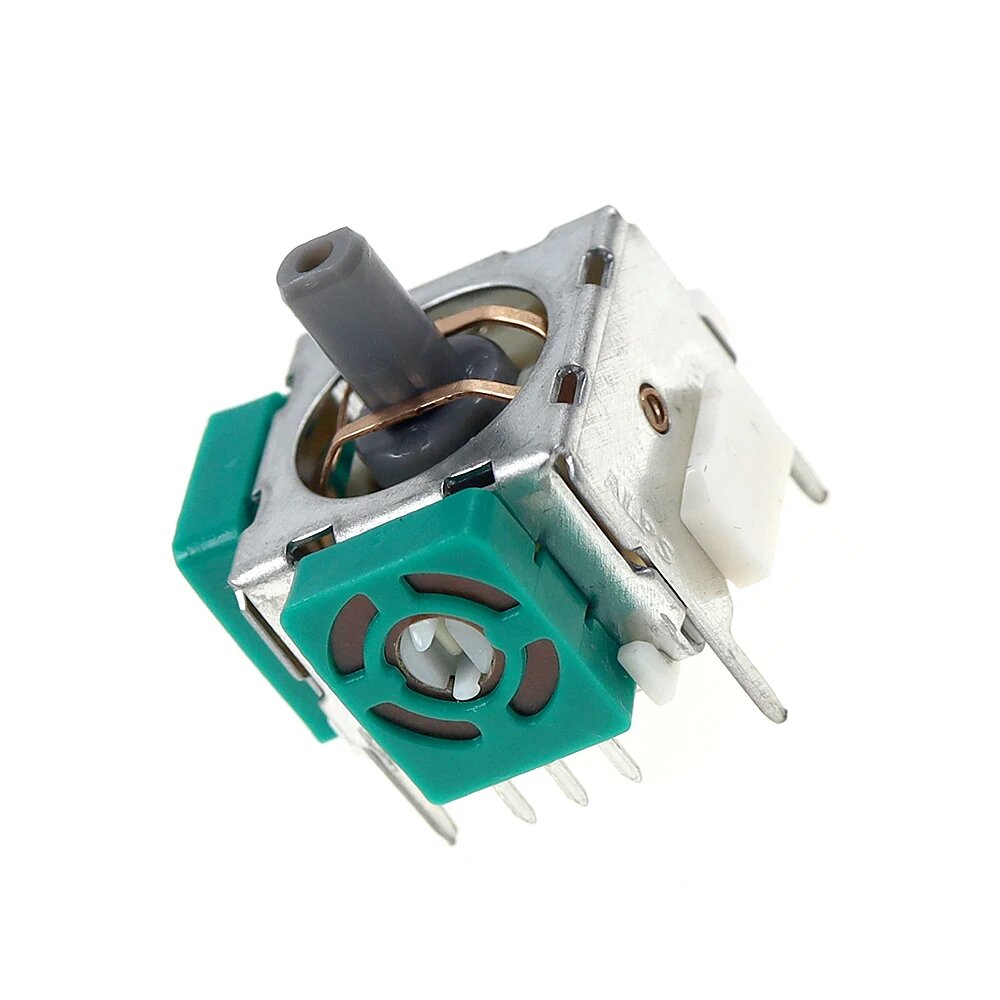 2 шт. OEM 3D аналоговые джойстики для XBOX 360, беспроводные и проводные контроллеры ALPS, Green