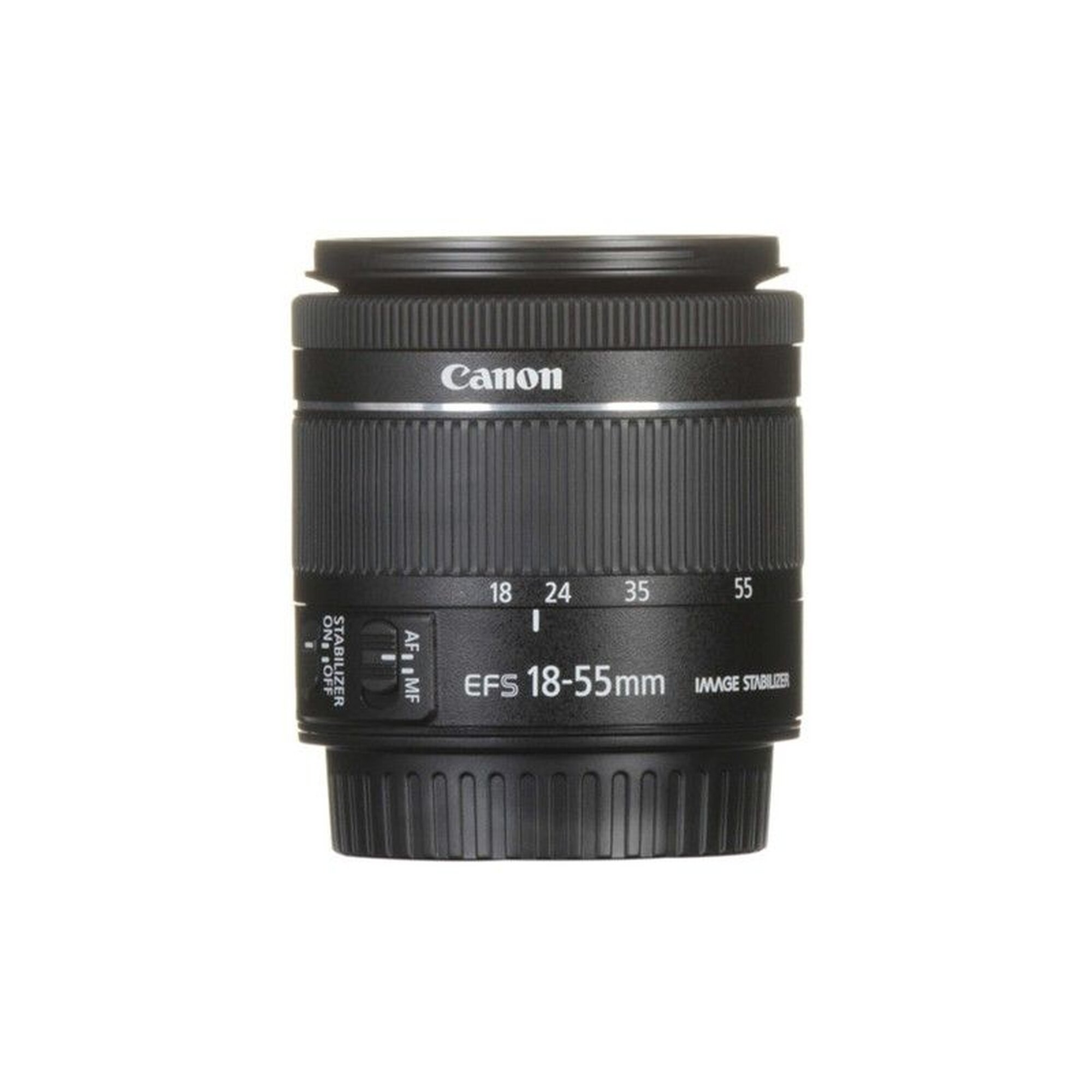 Объектив Canon EF-S 18-55mm f/4-5.6 IS STM, автофокус, стабилизация, черный