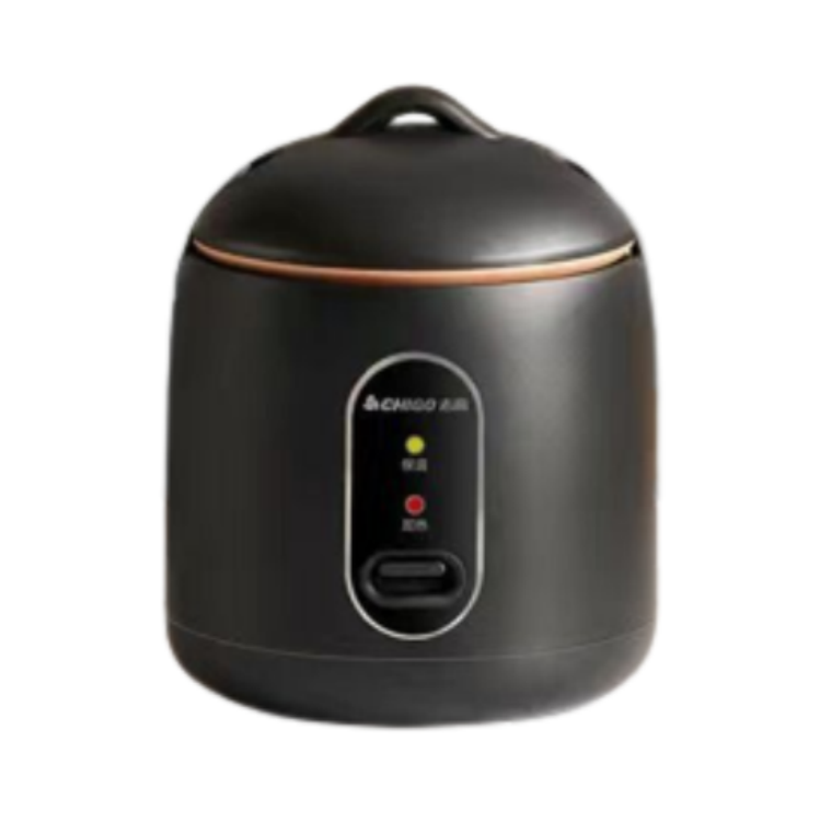 Рисоварка CHIGO черная, с пароваркой и поддоном для жира, утолщенное антипригарное покрытие