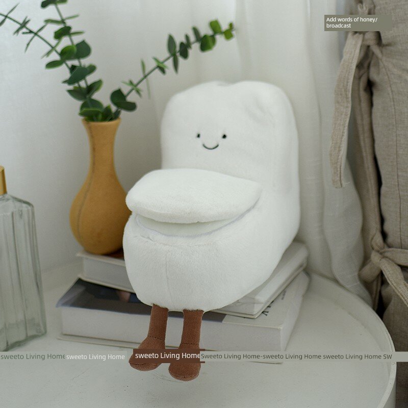 Забавная плюшевая игрушка-туалет, подушка в виде кал, милый декор для офиса и спальни, кукла, подарок для розыгрышей