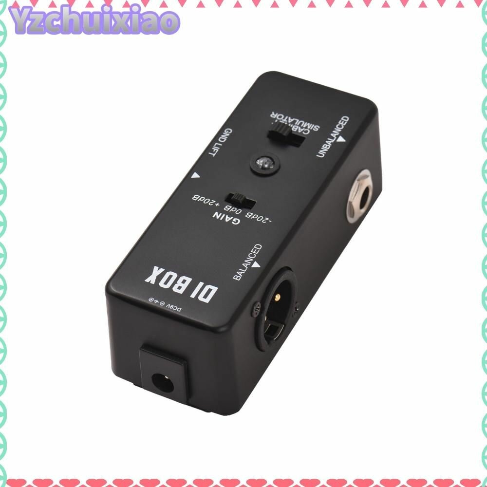 Электрогитара DI бокс, балансный и небалансный выход, для музыкантов