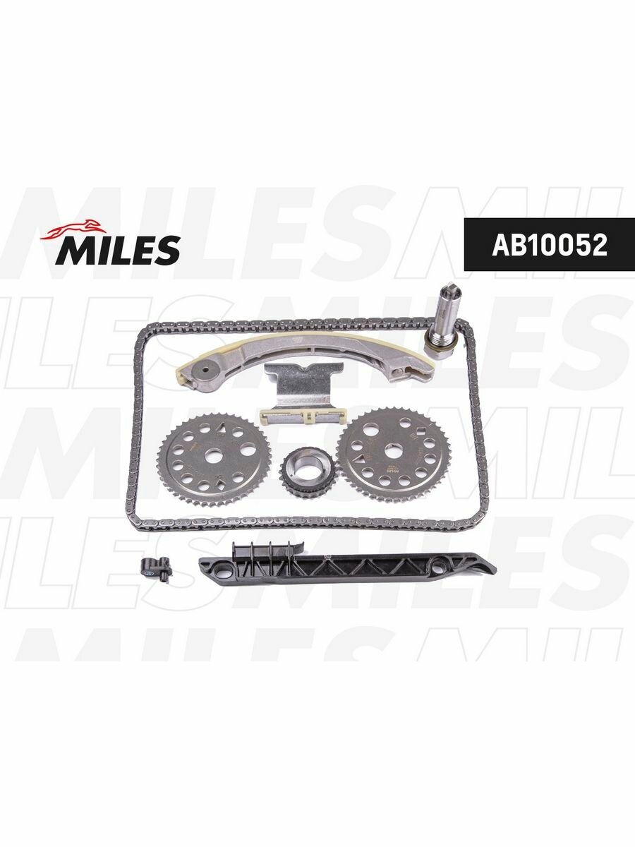 Комплект цепи ГРМ MILES AB10052 для а/м OPEL Astra, CHEVROLET Malibu / Опель Астра, Шевроле Малибу