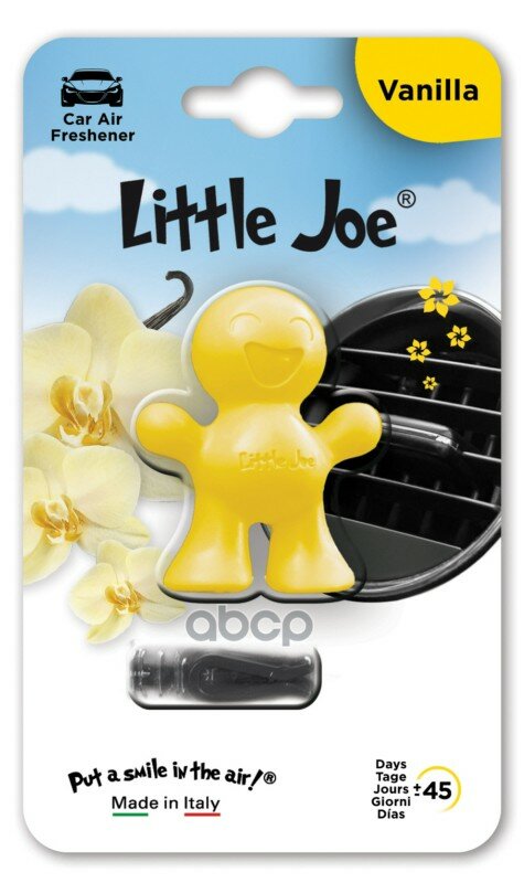 Освежитель (ароматизатор) на дефлектор Little Joe Ваниль Little Joe арт. EF0101 - высокое качество