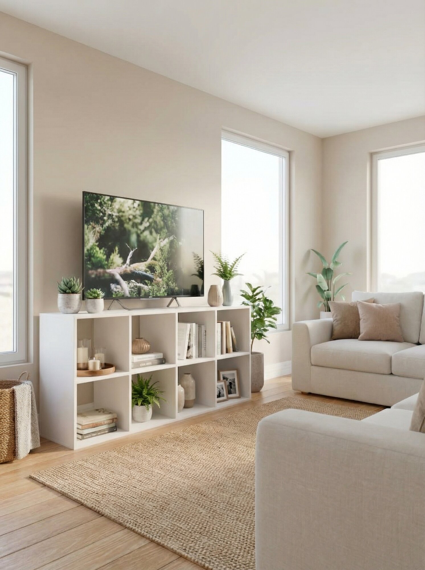 Стеллаж Фант-Мебель, ЛДСП, модульный, 8 секций, 70.6х28х139.6 см