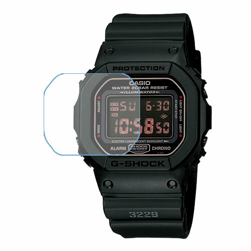 Скрин Мобайл защитный экран для часов Casio DW-5600MS-1 из нано стекло 9H