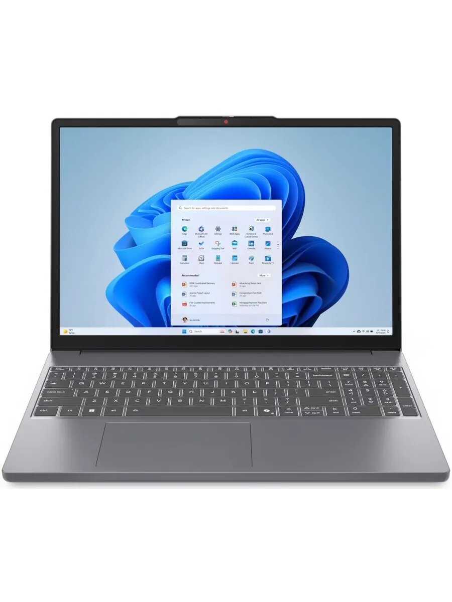 Ноутбук Lenovo IdeaPad Slim 3 16AHP10 16"WUXGA; IPS/R7 8840HS/24GB/1TB SSD/Radeon 780M/noOS/серый