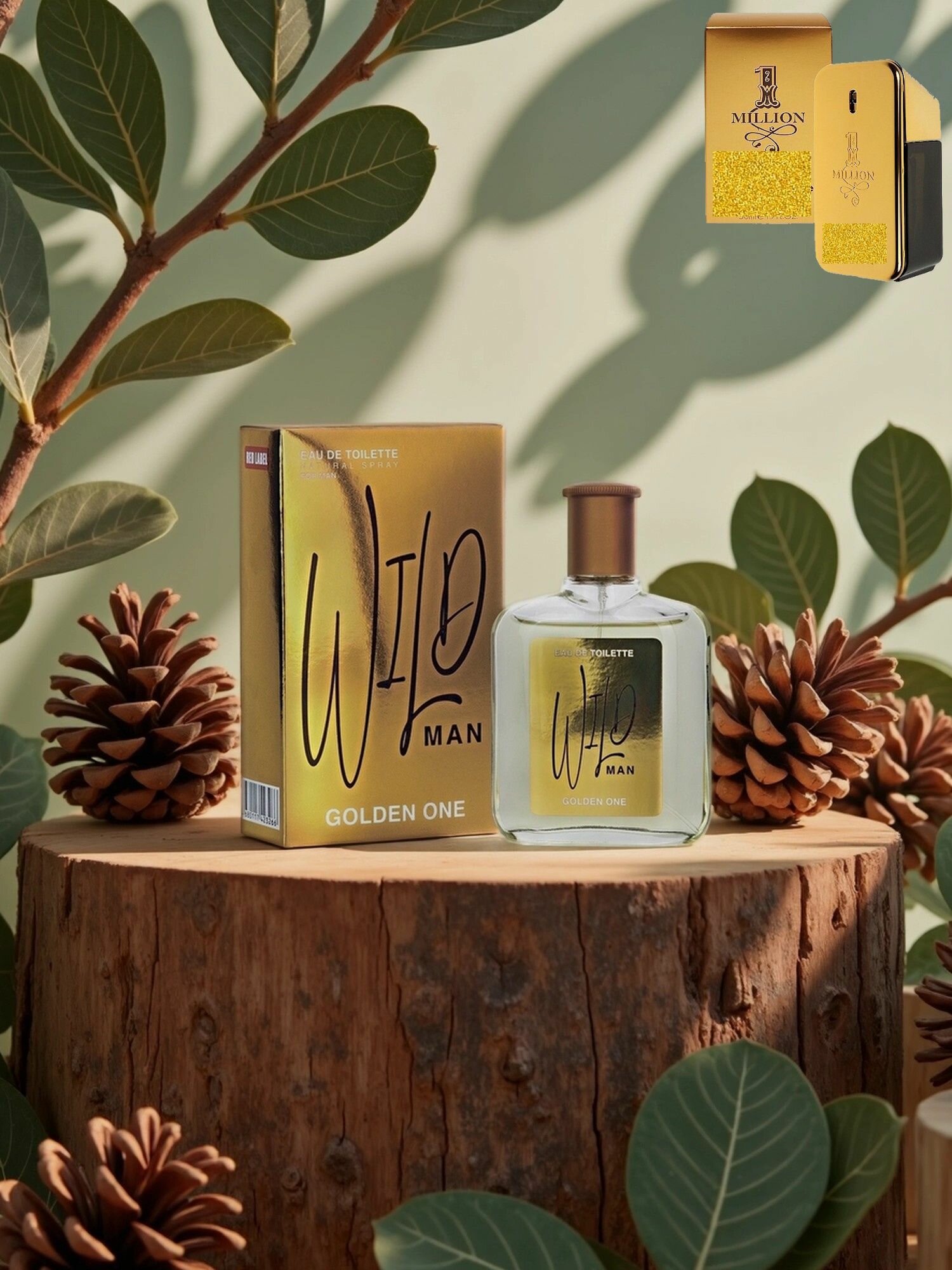 Delta parfum (Red Label). Туалетная вода мужская Wild Man Golden One, 100мл.