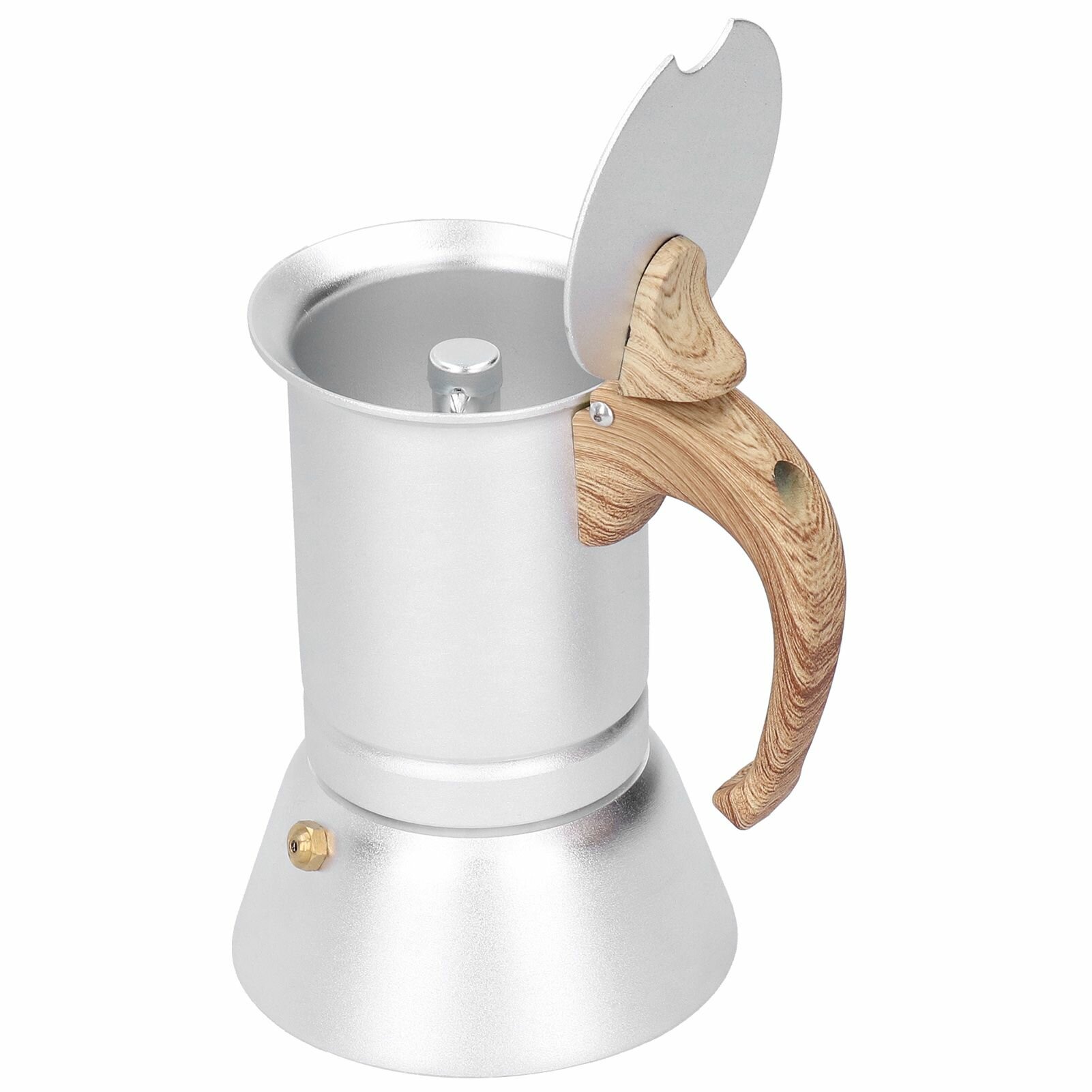 Кофеварка Moka Pot, 150 мл, кофейник из нержавеющей стали, индукционная плита, товары для дома