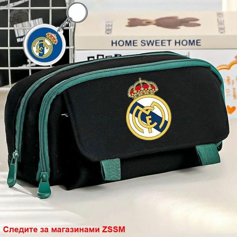 Официальный футбольный пенал Лиги чемпионов-Бесплатный значокAW666