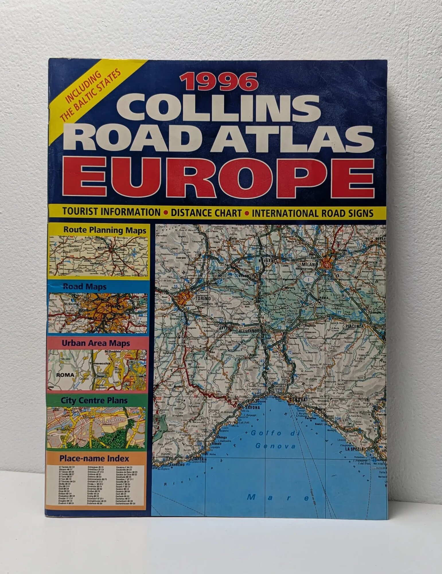 Collins Road Atlas Europe 1996 Collins N. 1996