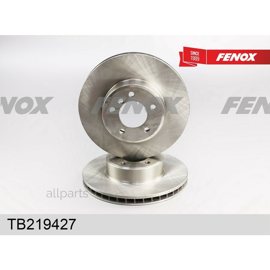 FENOX TB219427 Диск тормозной | перед |