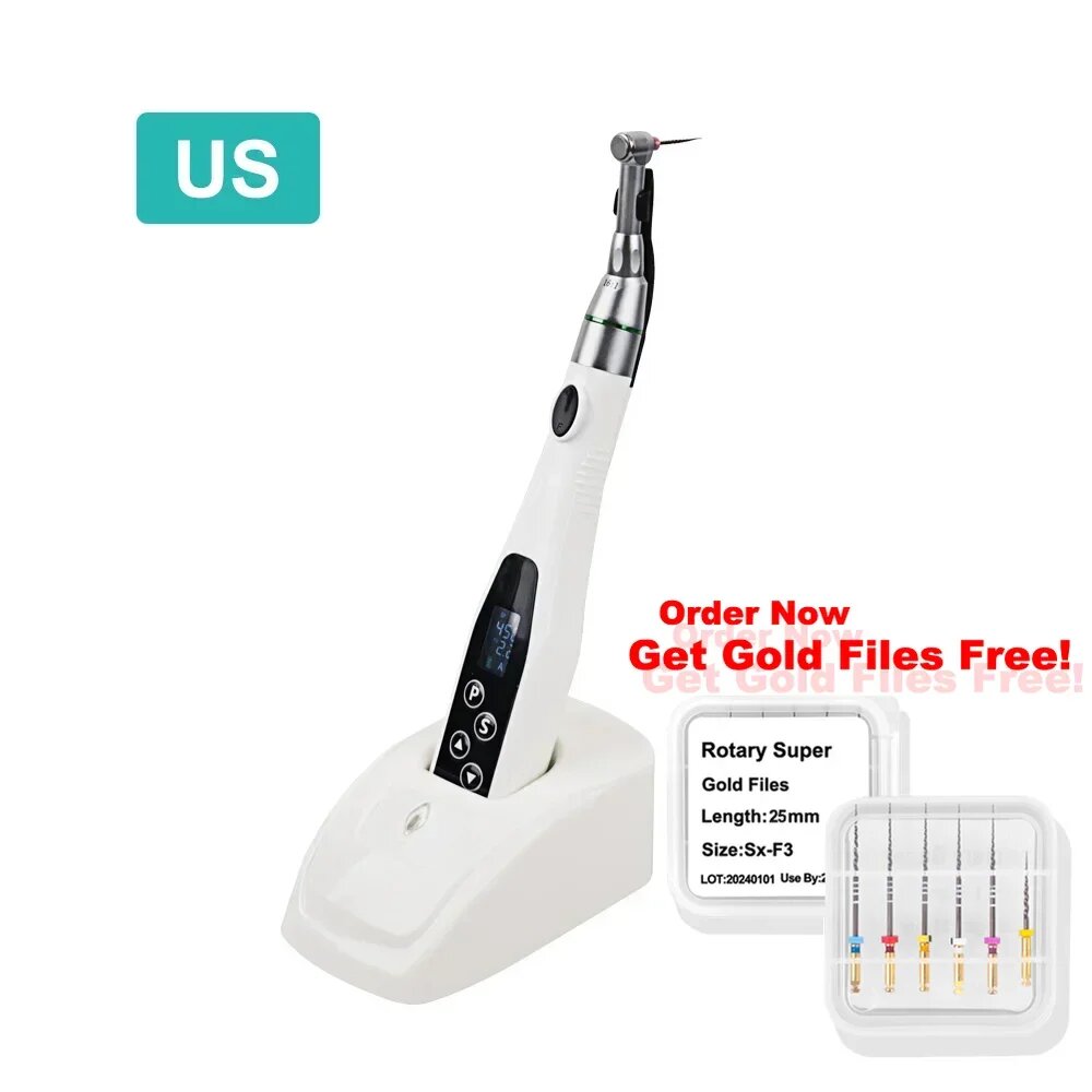 ELIJAH Беспроводной эндомотор для лечения 16:1 White US Plug