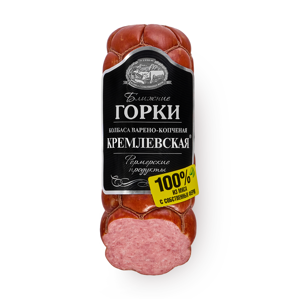 Колбаса Ближние Горки "Кремлёвская", варёно-копчёная, вес 350 г