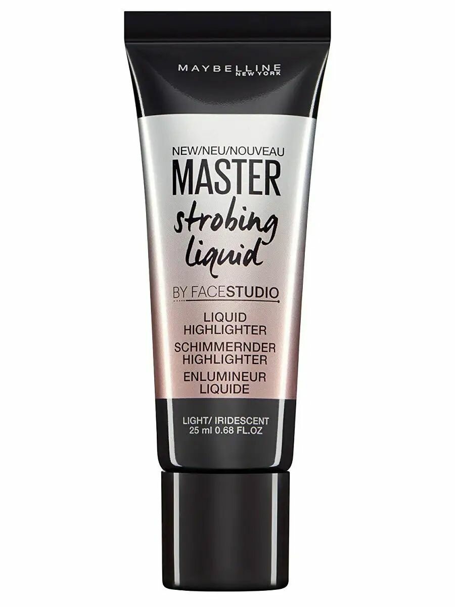 Maybelline New York Master Strobing Liquid Illuminating Highlighter Хайлайтер, оттенок Light Iridescent, 25 мл