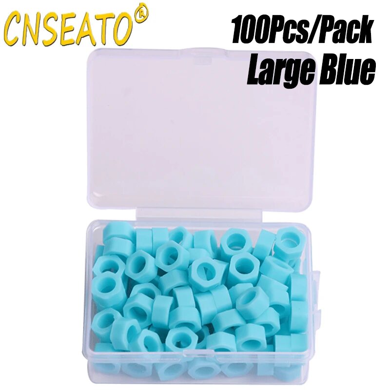 Стоматологические кольца CNSEATO, синие, 100 шт
