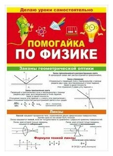 Учебное пособие Открытая планета Помогайка, физика, 2021, мягкий переплет,1шт.