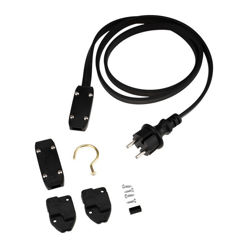 Neon-Night Блок питания для подключения двухжильной гирлянды Belt-light (шнур питания 1,5м с вилкой, 2 коннектора, заглушка) NEON-NIGHT