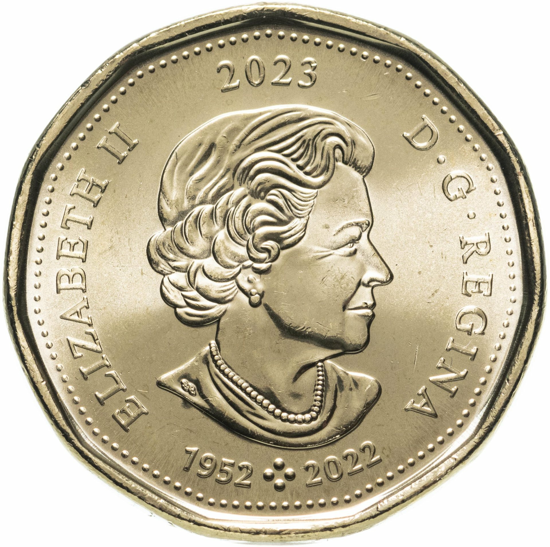 Канада 1 доллар 2023 "Элси Макгилл", обычная, Сталь с латунным покрытием, в сохранности UNC