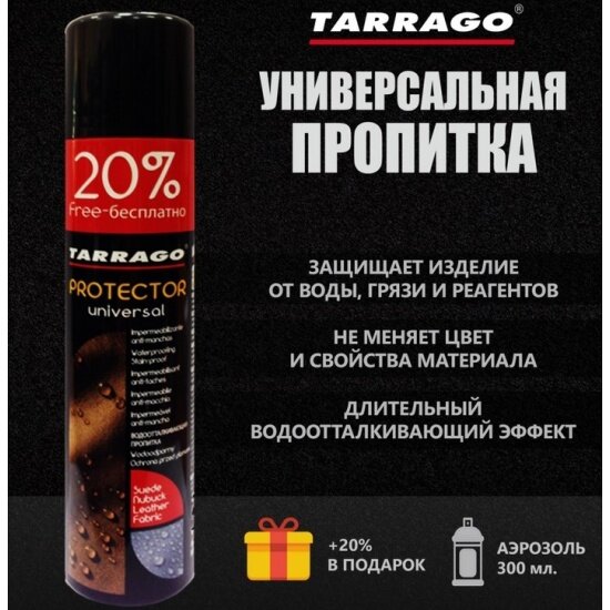 Пропитка Tarrago PROTECTOR Universal TCS23 PRO, бесцветный, 250мл +20%