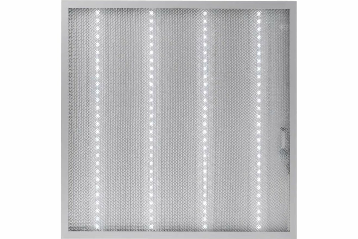 Светодиодный светильник с драйвером SONNEN армстронг ЭКО, 4000K, 595x595x19, 36Вт, прозрачный 237152