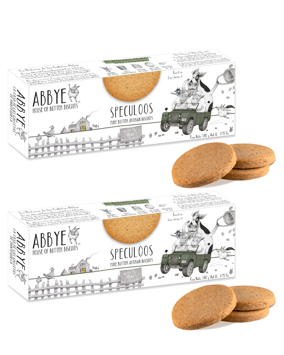 Печенье песочное ABBYE со сливочным маслом со специями 140 г x 2шт