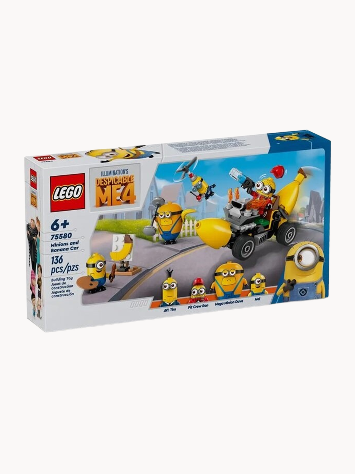 Конструктор LEGO Minions 75580 Миньоны и Бананакар, 136 дет.