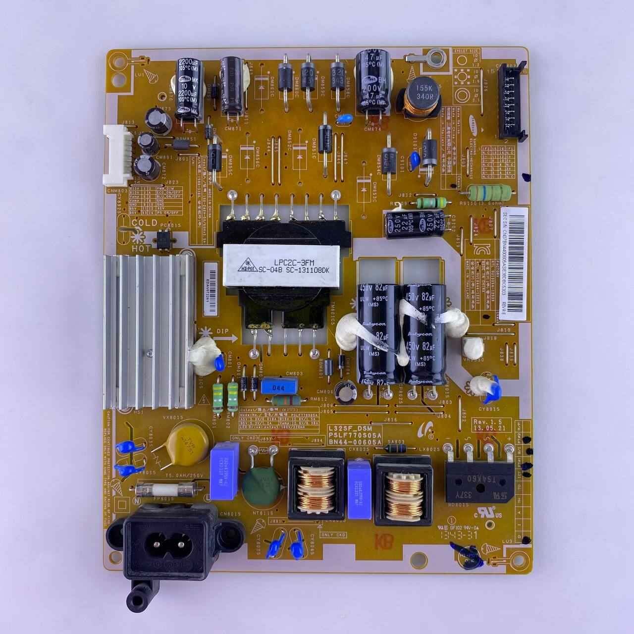 Блок питания PSU: BN44-00605A PSLF770S05A L32SF_DSM REV1.5 для телевизора UE32F5000 , UE32F5300AK