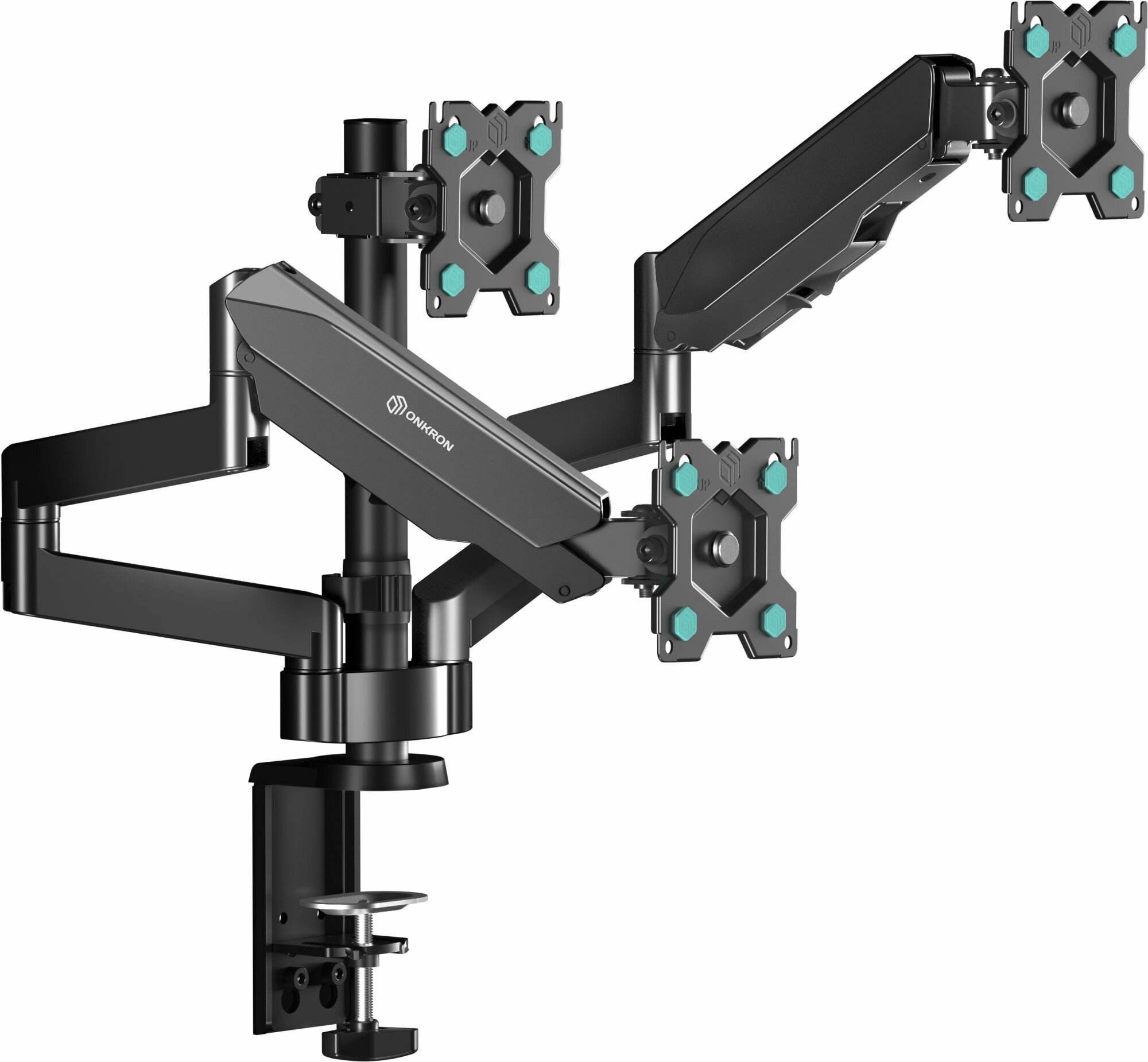 Кронштейн для мониторов Onkron G280 черный 13"-32" макс.24кг настол. пов. и накл. верт. перем.