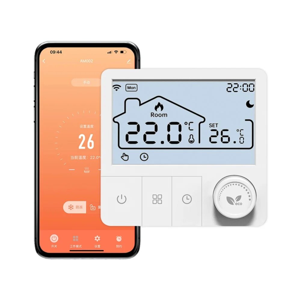 Программируемый Wi-Fi термостат Tuya для газовых котлов With WIFI